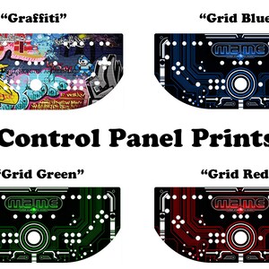 Quad Panel Arcade Control Panel Art Print - Etsy
