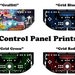 Quad Panel Arcade Control Panel Art Print - Etsy