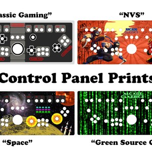 4 Player Arcade Control Panel Art Print - Etsy