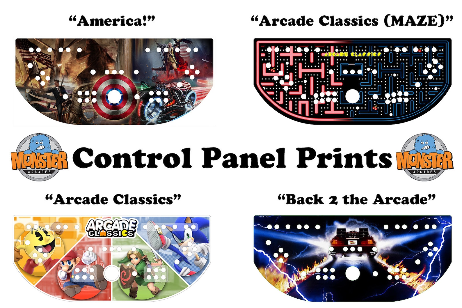 Quad Panel Arcade Control Panel Art Print - Etsy