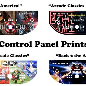 Quad Panel Arcade Control Panel Art Print - Etsy