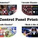 Quad Panel Arcade Control Panel Art Print - Etsy