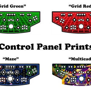 Quad T-panel Arcade Control Panel Art Print - Etsy