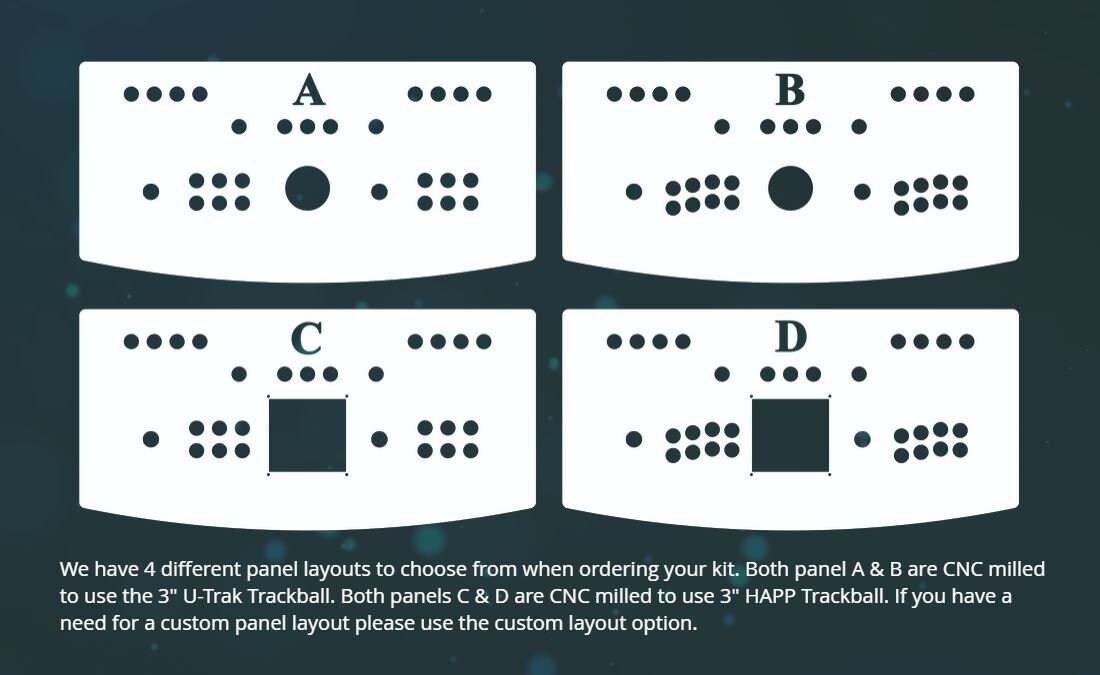 2 Player Arcade Control Panel Kit Full Size - Etsy
