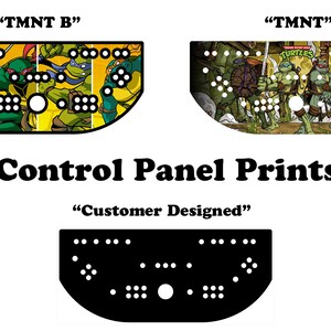 Quad Panel Arcade Control Panel Art Print - Etsy