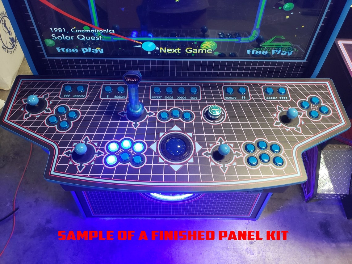 Quad T-panel Arcade Control Panel Kit - Etsy
