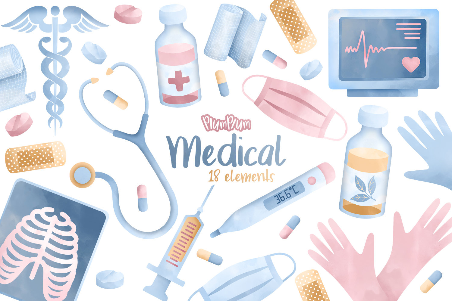 Medical Cliparts, Healthcare Clipart, Medical Illustration, Doctor ...