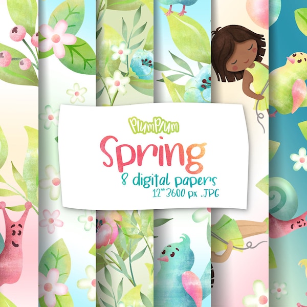 Spring Graphics - Etsy