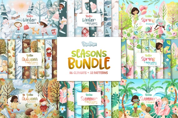 Seasons Bundle Spring Bundle Summer Bundle Autumn Bundle - Etsy