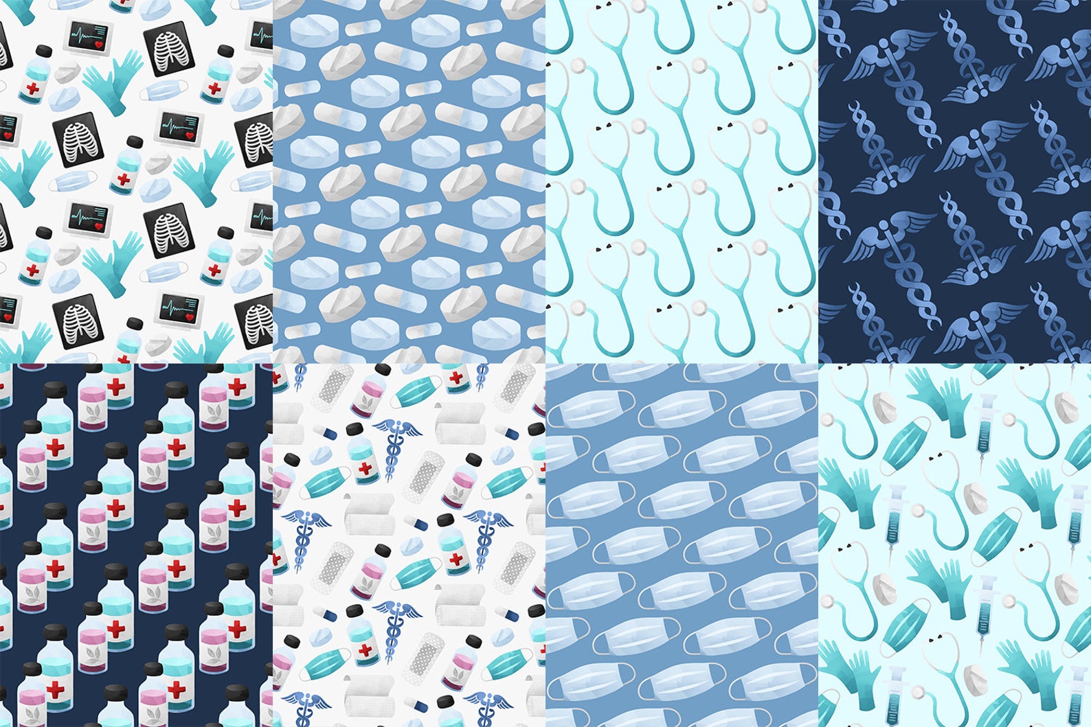 Medical Digital Papers, Healthcare Pattern, Medical Pattern, Medicine ...