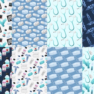 Medical Digital Papers, Healthcare Pattern, Medical Pattern, Medicine ...
