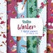 Christmas Digital Papers, Seamless Patterns, Winter Background ...