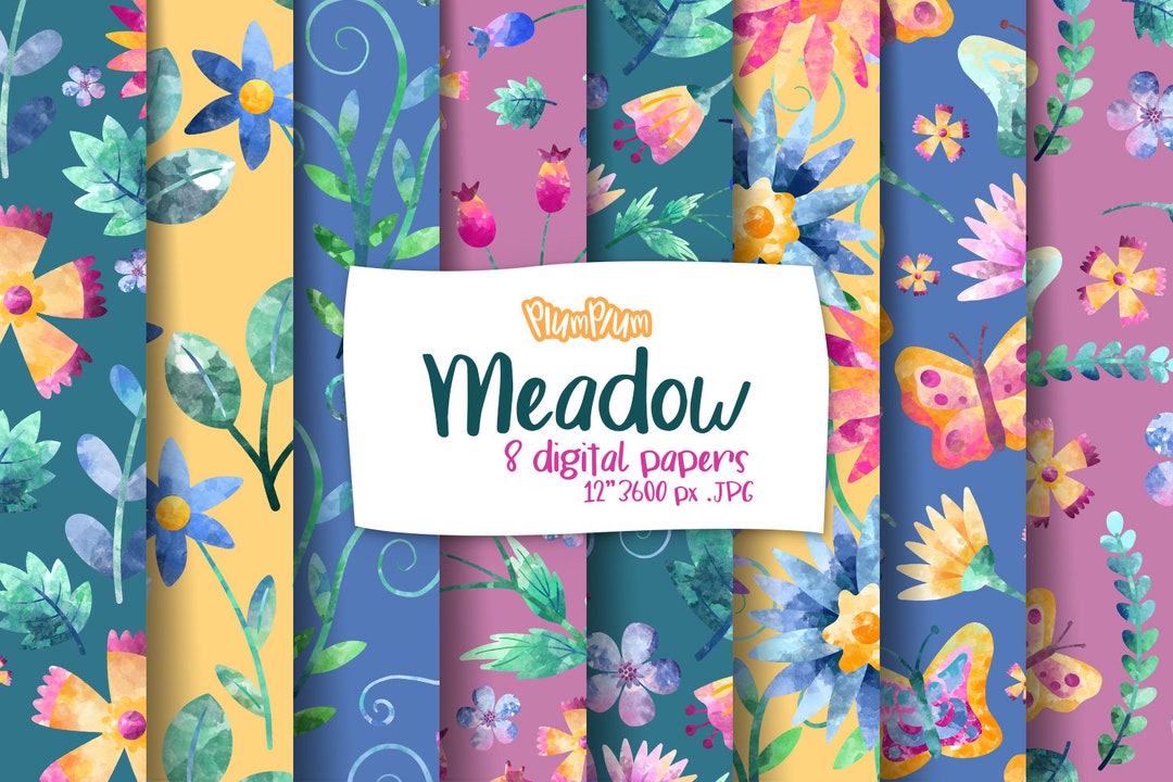 Floral Digital Paper, Flower Patterns, Flower Digital, Surface Patterns ...