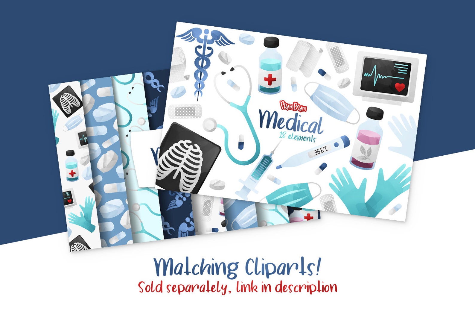 Medical Digital Papers, Healthcare Pattern, Medical Pattern, Medicine ...