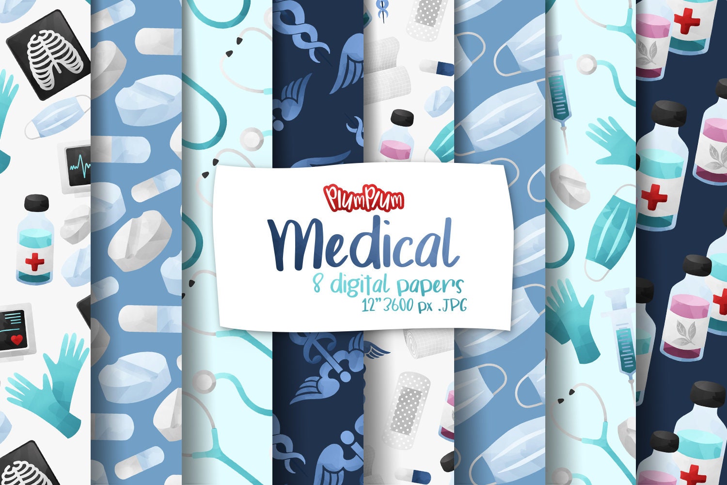 Medical Digital Papers, Healthcare Pattern, Medical Pattern, Medicine ...