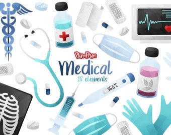 Custom Medical Nurse Clipart Bundle Doctor Clipart Nurse PNG - Etsy