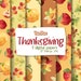 Thanksgiving Digital Paper, Thanksgiving Pattern, Digital Background ...