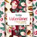 Valentines Digital Papers, Valentines Pattern, Heart Seamless, Seamless ...