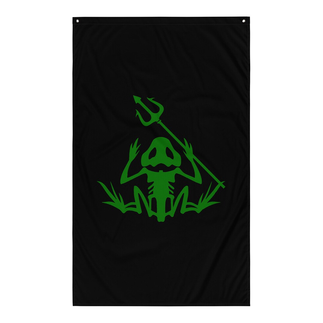Frogman Navy SEAL UDT and Trident Flag - Etsy