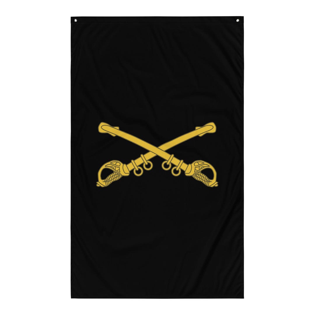 U.S. Army Cavalry Emblem – Crossed Sabers Military Design – Historic ...