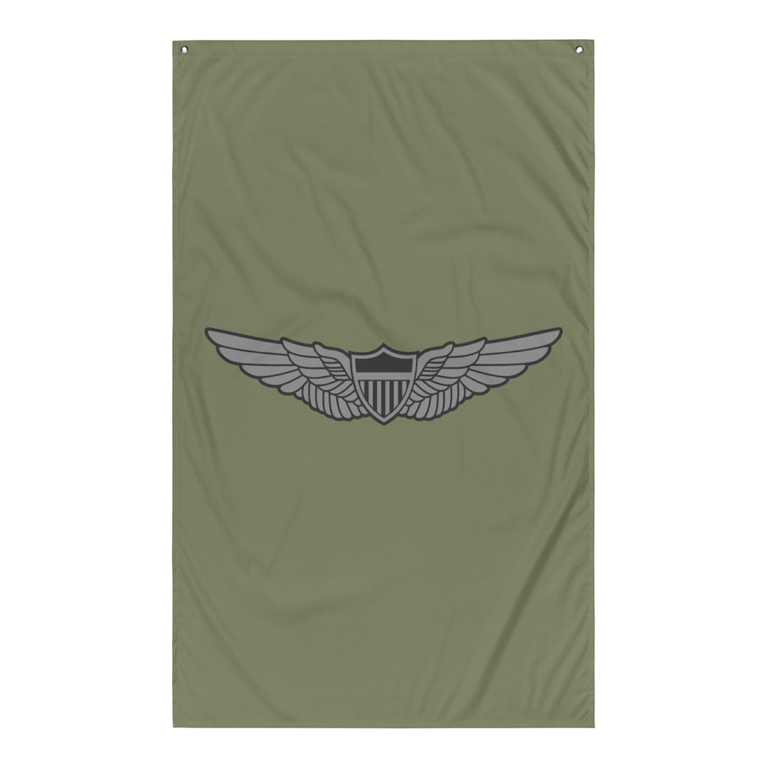 Army Aviation Pilot Wings Flag - Etsy