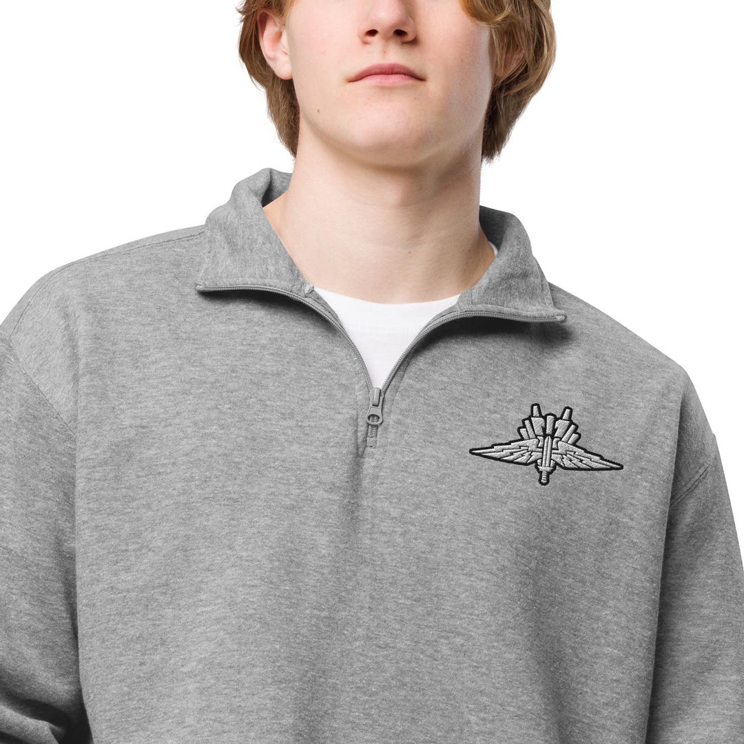 Starship Troopers Mobile Infantry Emblem Embroidered Unisex Fleece ...