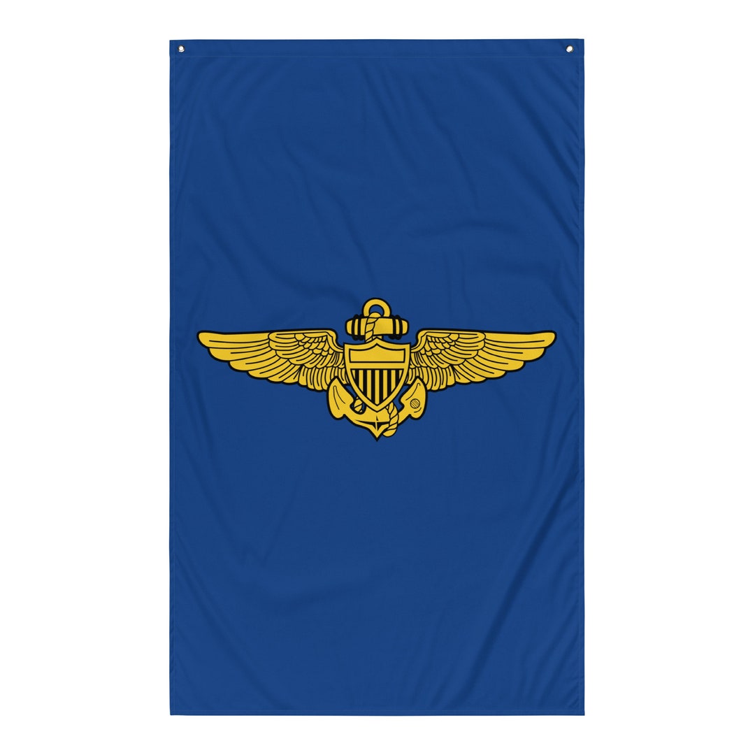 Naval Aviator Aviation Wings Flag - Etsy