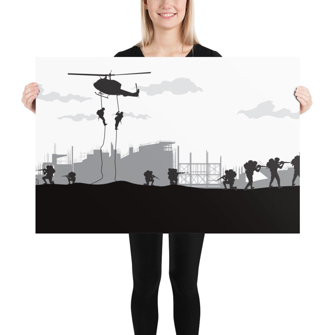 Air Assault Diorama Poster - Etsy