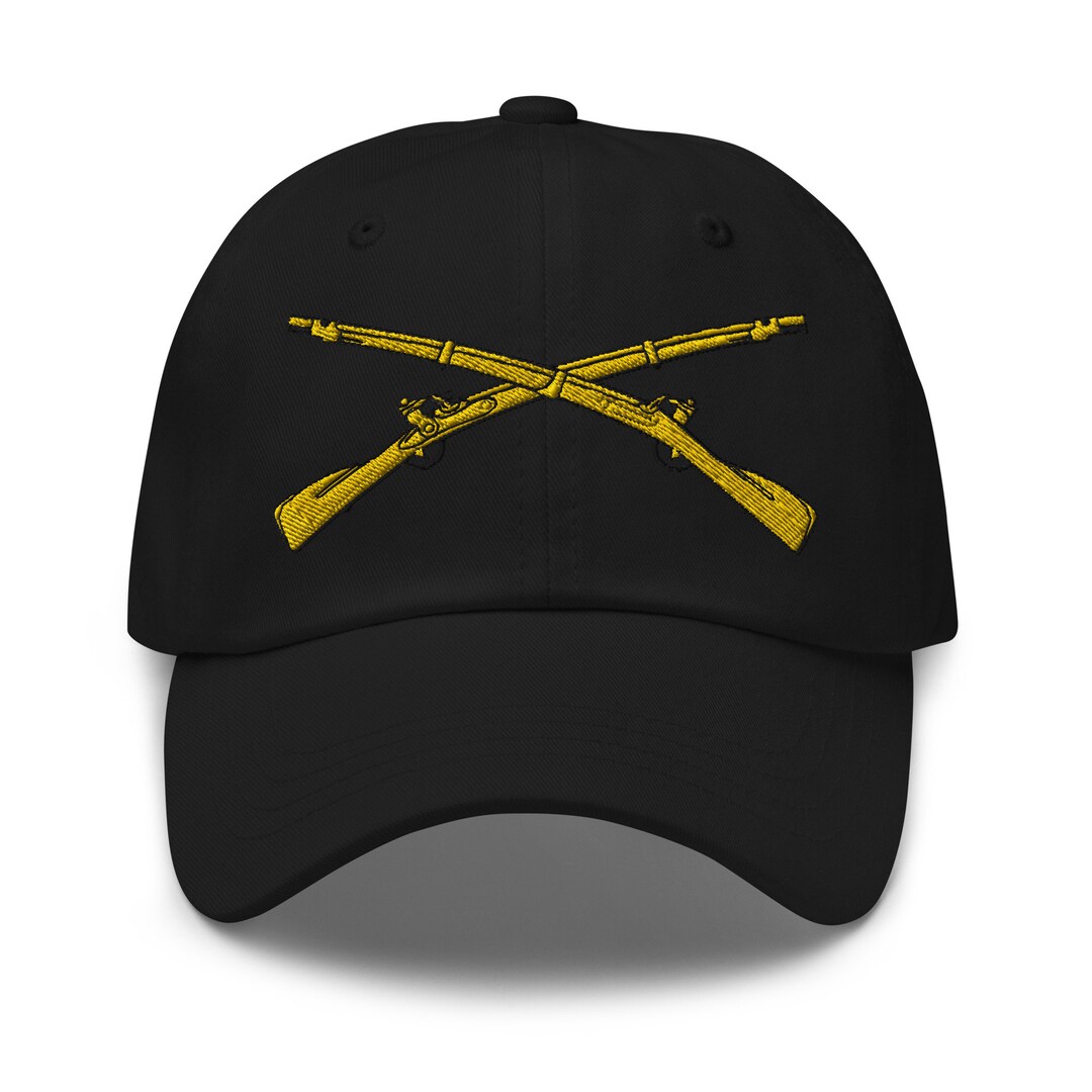Embroidered Crossed Rifles Dad Hat – U.S. Army Infantry Emblem - Etsy