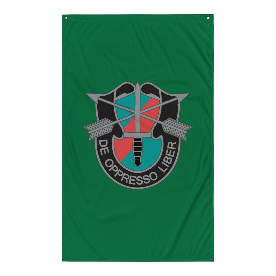 20th Special Forces Group De Oppresso Liber Crest Flag - Etsy