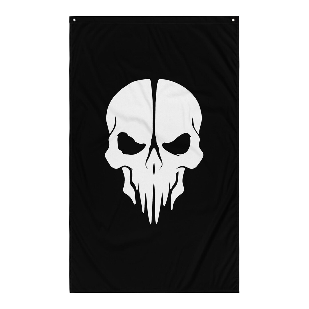 Ghost Skull Face Emblem – Tactical Operator Mask Design | Military ...