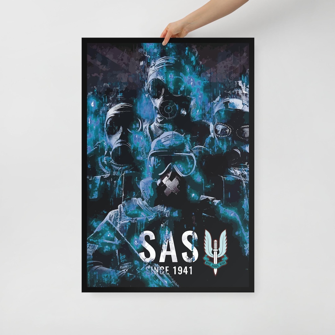 Special Air Service (SAS) Since 1941 Framed Poster - Etsy