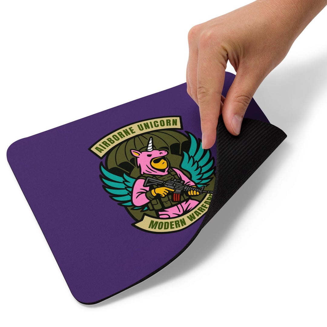 Airborne Unicorn Emblem – Funny Military Patch Parody, Modern Warfare ...