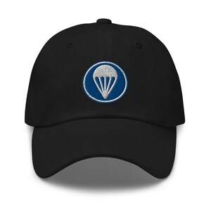 WWII Airborne Paratrooper Cap Emblem Embroidered Dad Hat - Etsy