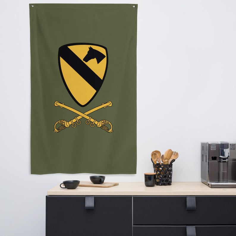 1st Cavalry Division Flag – First Team Horse Cavalry Emblem - Etsy