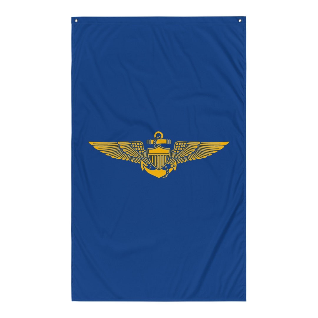 Naval Aviator Aviation Wings Flag - Etsy