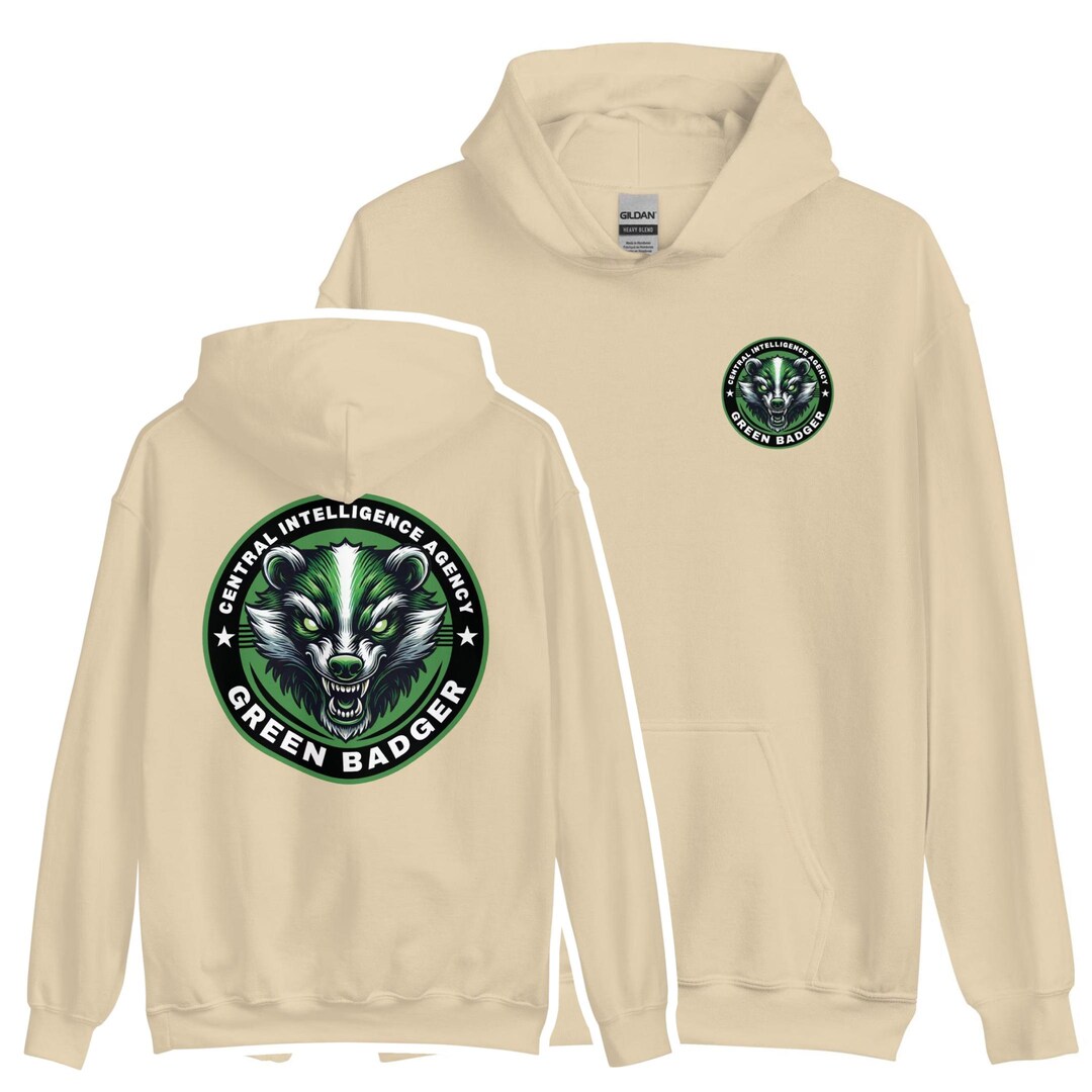 Central Intelligence Agency (CIA) Green Badger Unisex Hoodie - Etsy