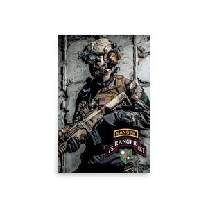 Army RANGER Poster - Etsy