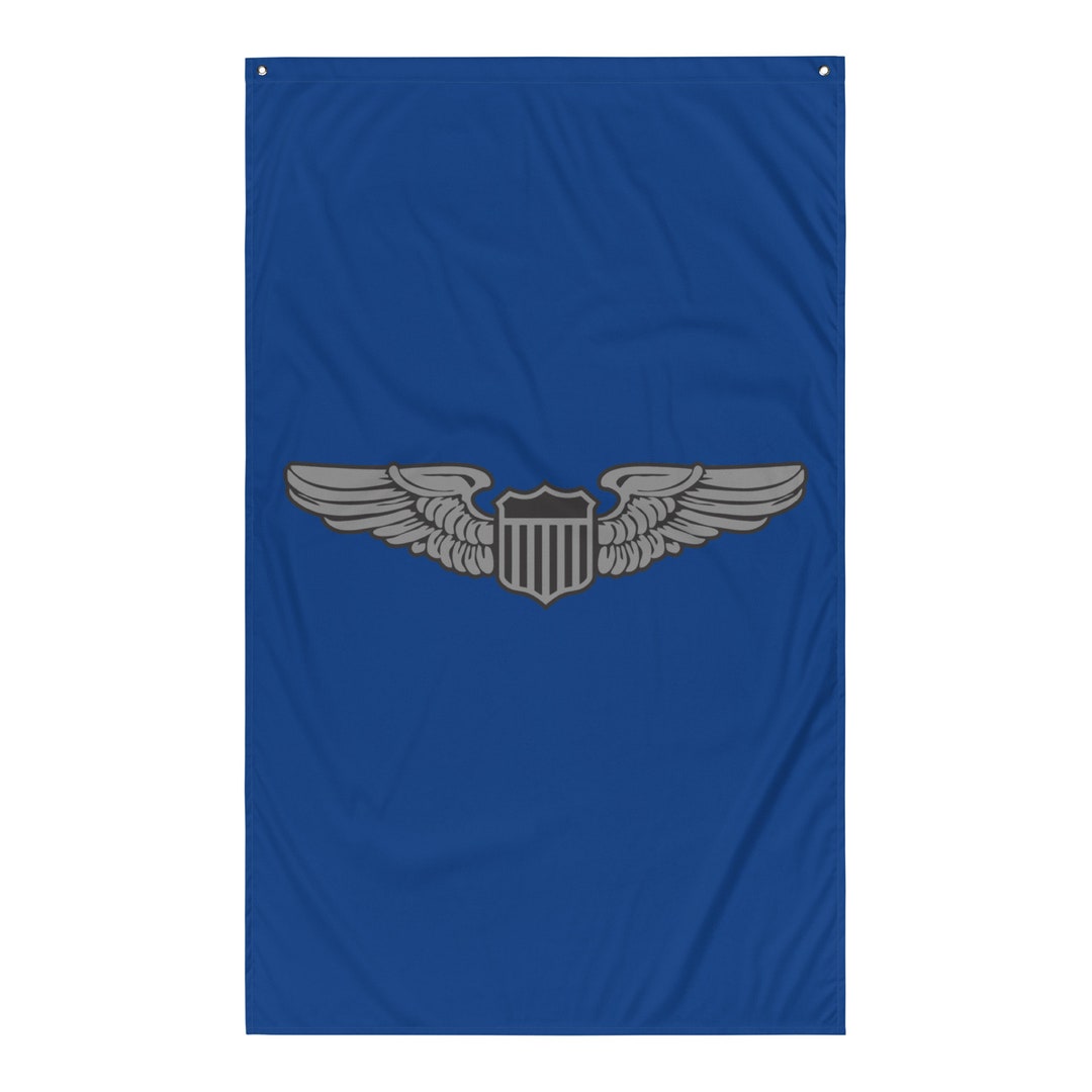 Air Force Pilot Wings Flag - Etsy