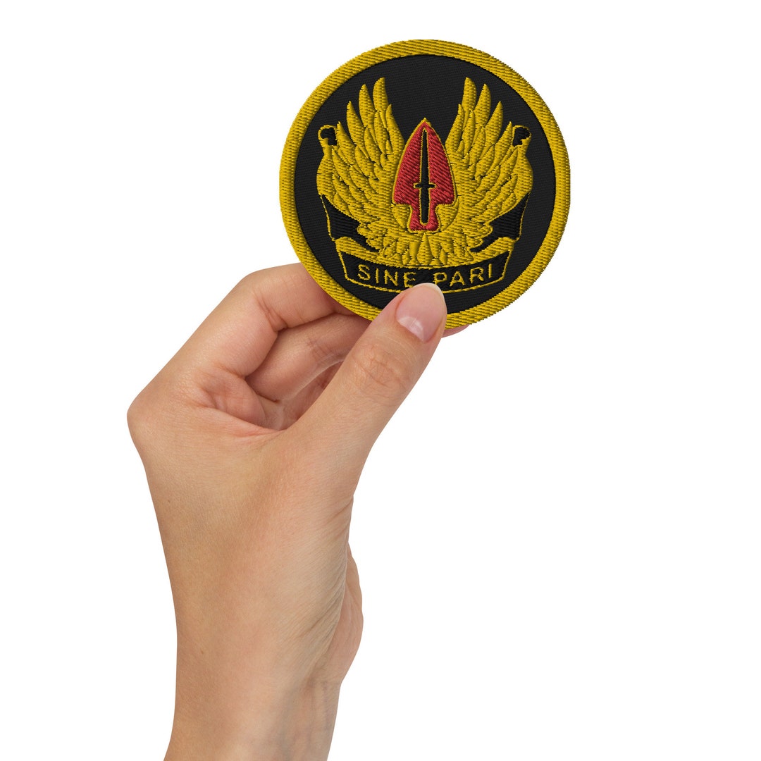 Army Special Operations Command Emblem – USASOC Sine Pari Badge – Elite ...