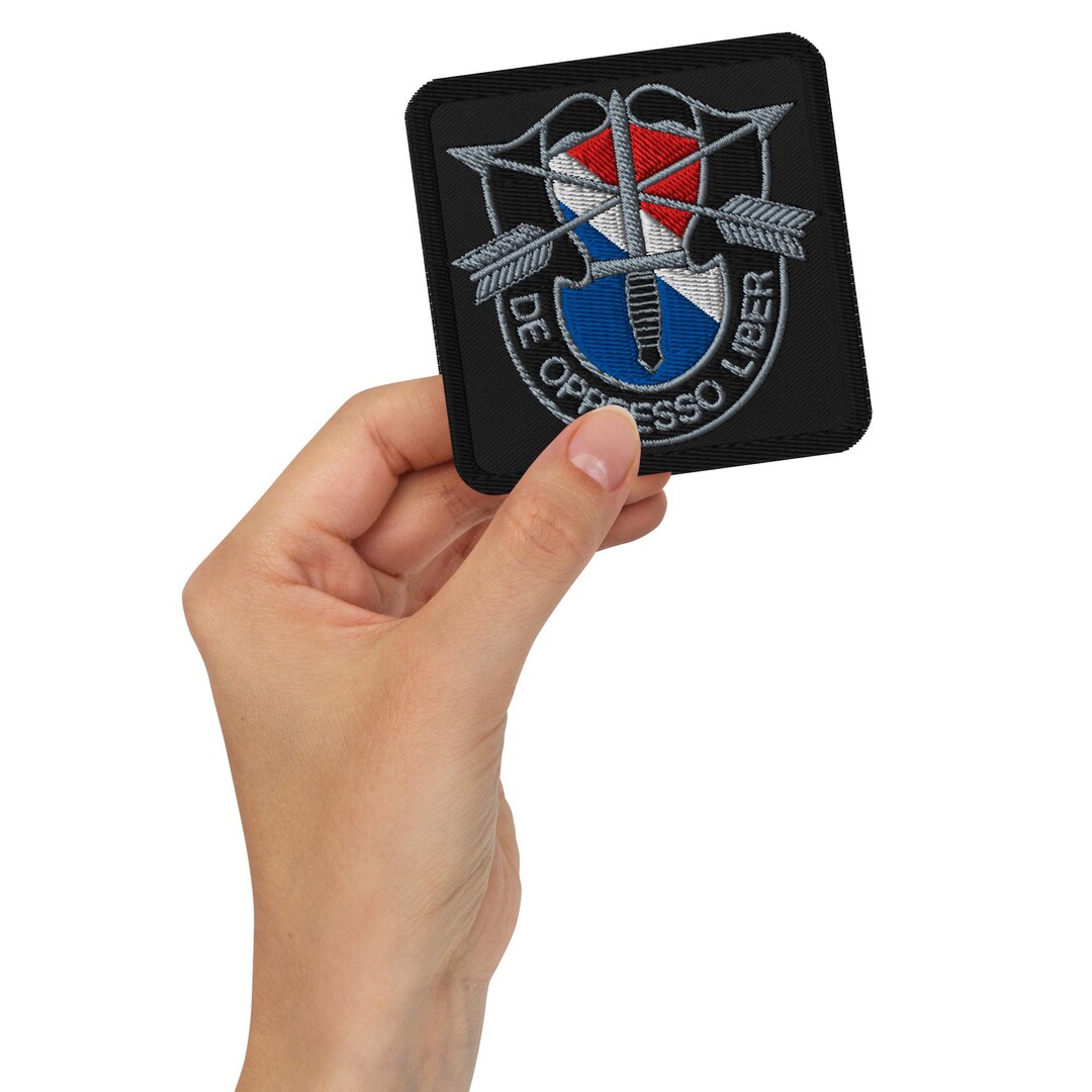 11th Special Forces Group De Oppresso Liber Crest Embroidered Patches ...