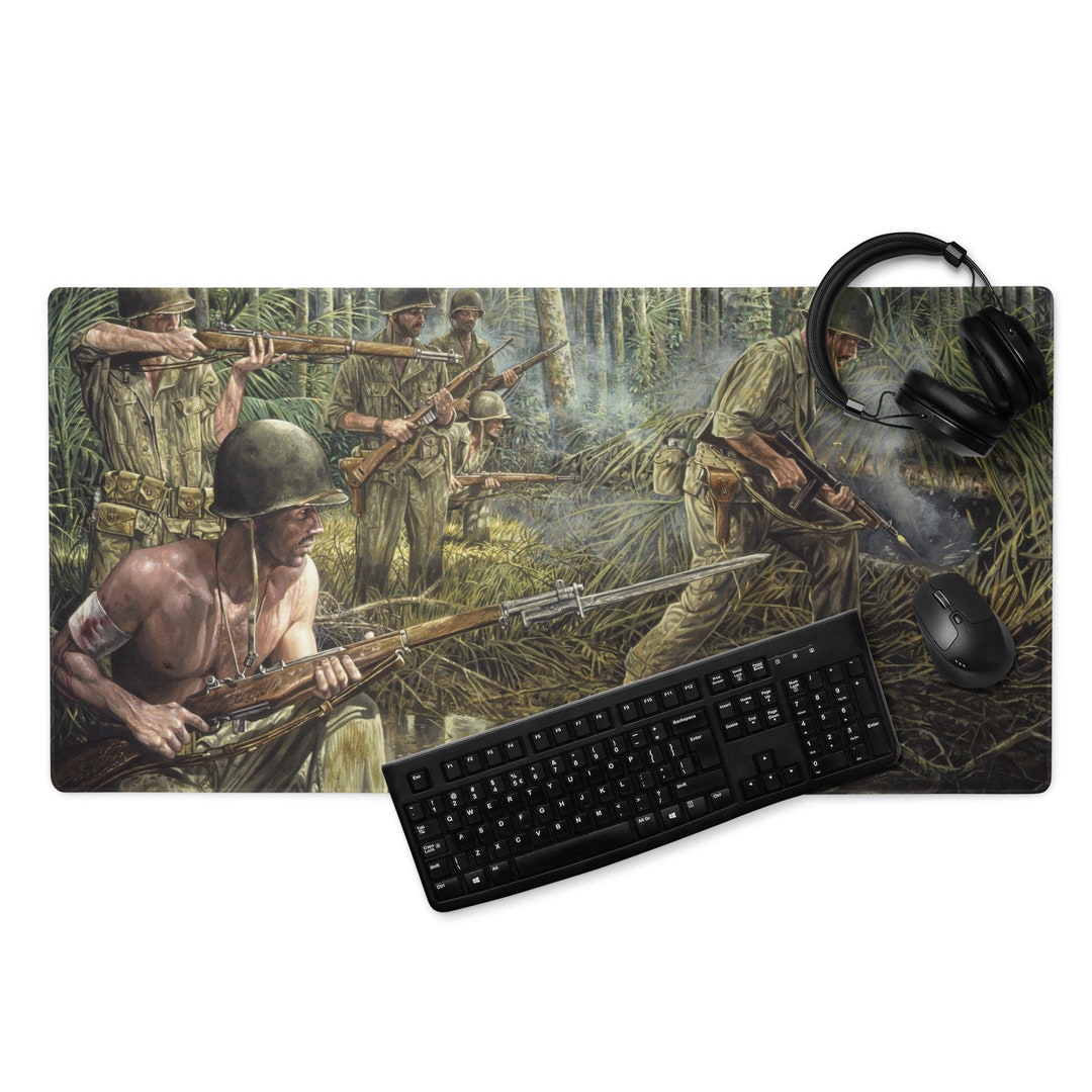 USMC WW2 Marines War in the Pacific Gaming Mouse Pad - Etsy