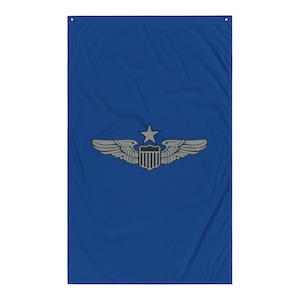 USAF Senior Pilot Wings Flag - Etsy