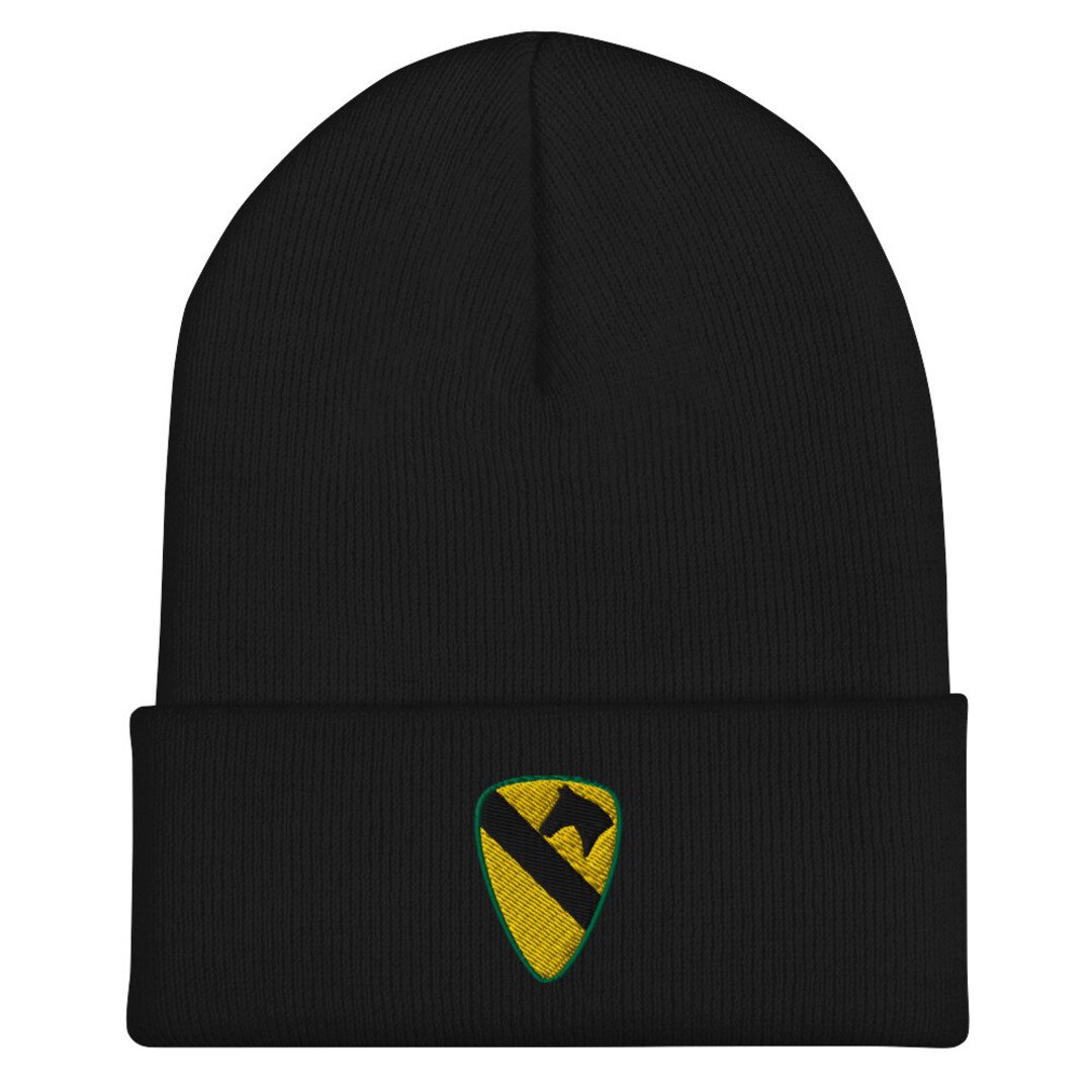 Embroidered 1st Cavalry Division Beanie – US Army Veteran Gift - Etsy