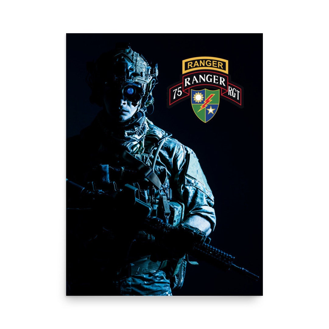 Army RANGER Black OPS Poster - Etsy