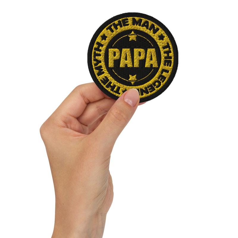Papa Velcro Patches - Etsy