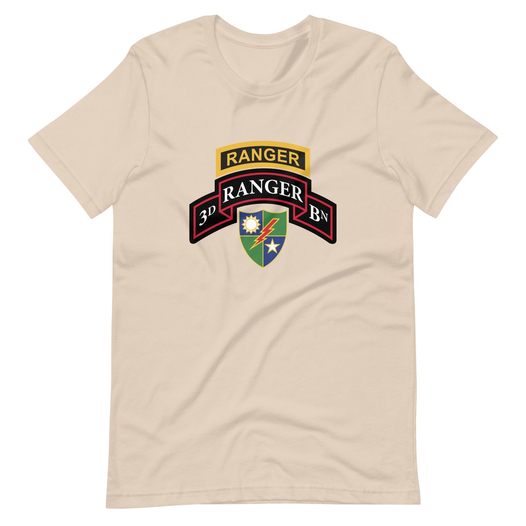 Army 3rd Ranger Battalion Scroll and Tab Unisex T-shirt - Etsy