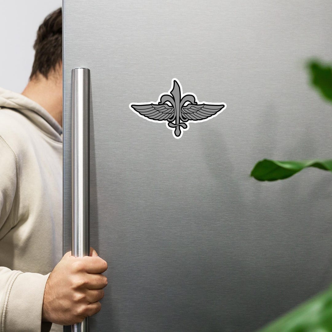 Sayeret Matkal Emblem – Israeli Special Forces Silver & Black Winged ...