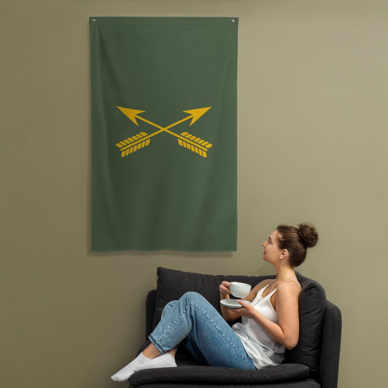 Army Special Forces Crossed Arrows Flag - Etsy