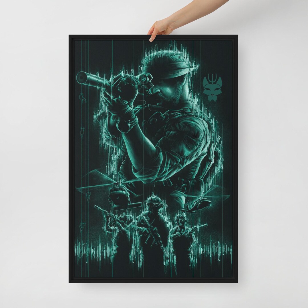 Bravo Team Seal Team Six Framed Canvas - Etsy